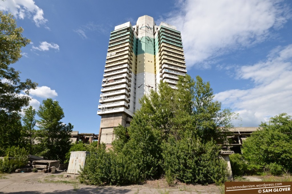 Hotel Parus, Dnipropetrovsk, Ukraine – Soviet Modernism