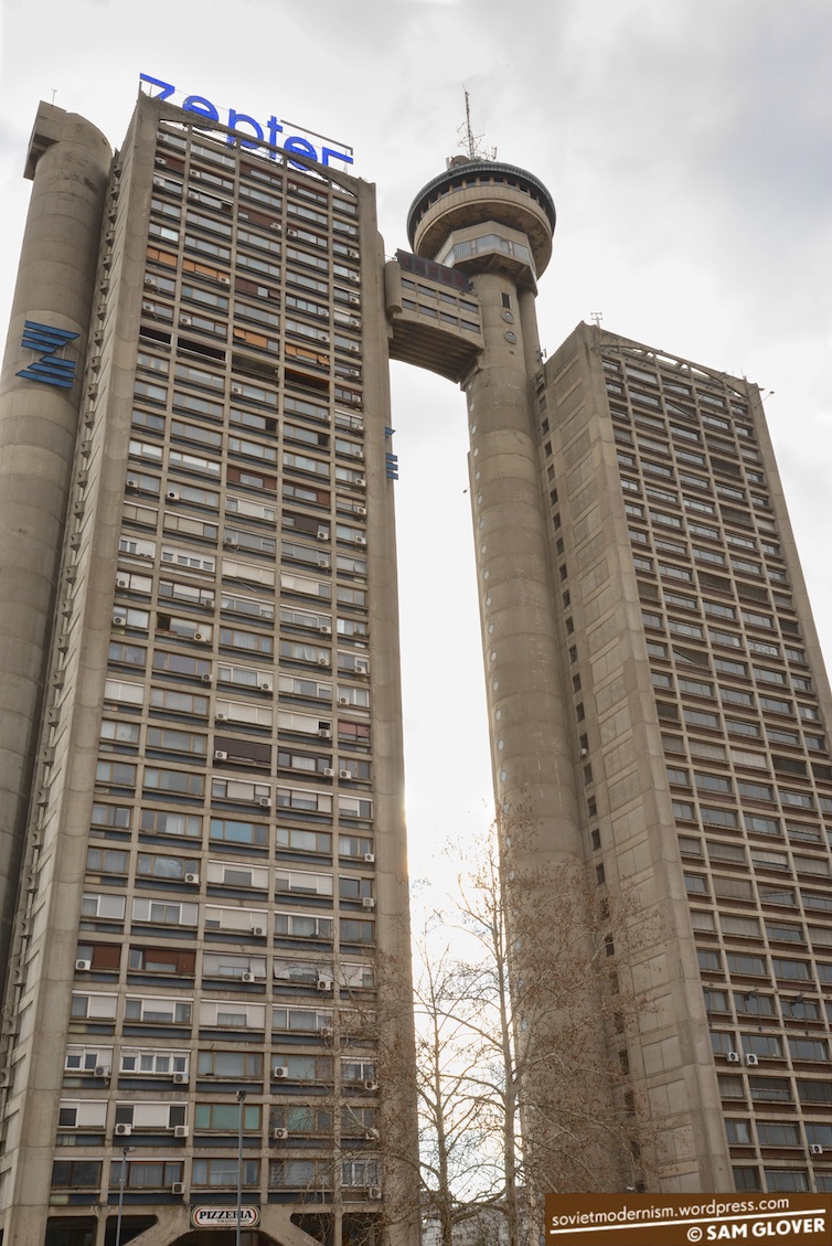 Genex Tower (Western City Gate), New Belgrade, Serbia – Soviet Modernism